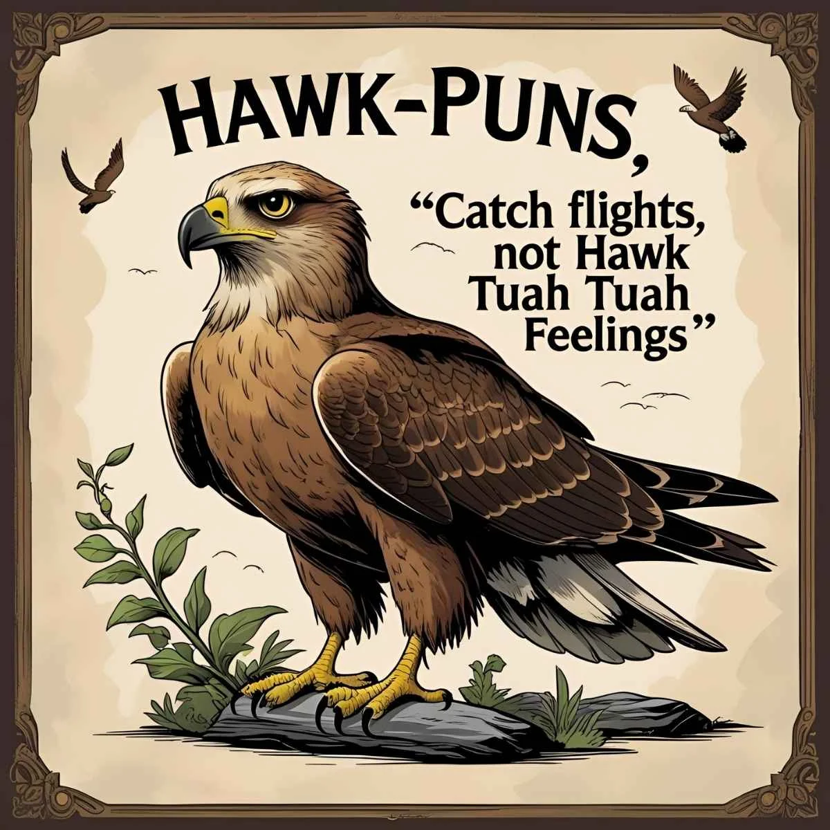 120+Hawk Puns